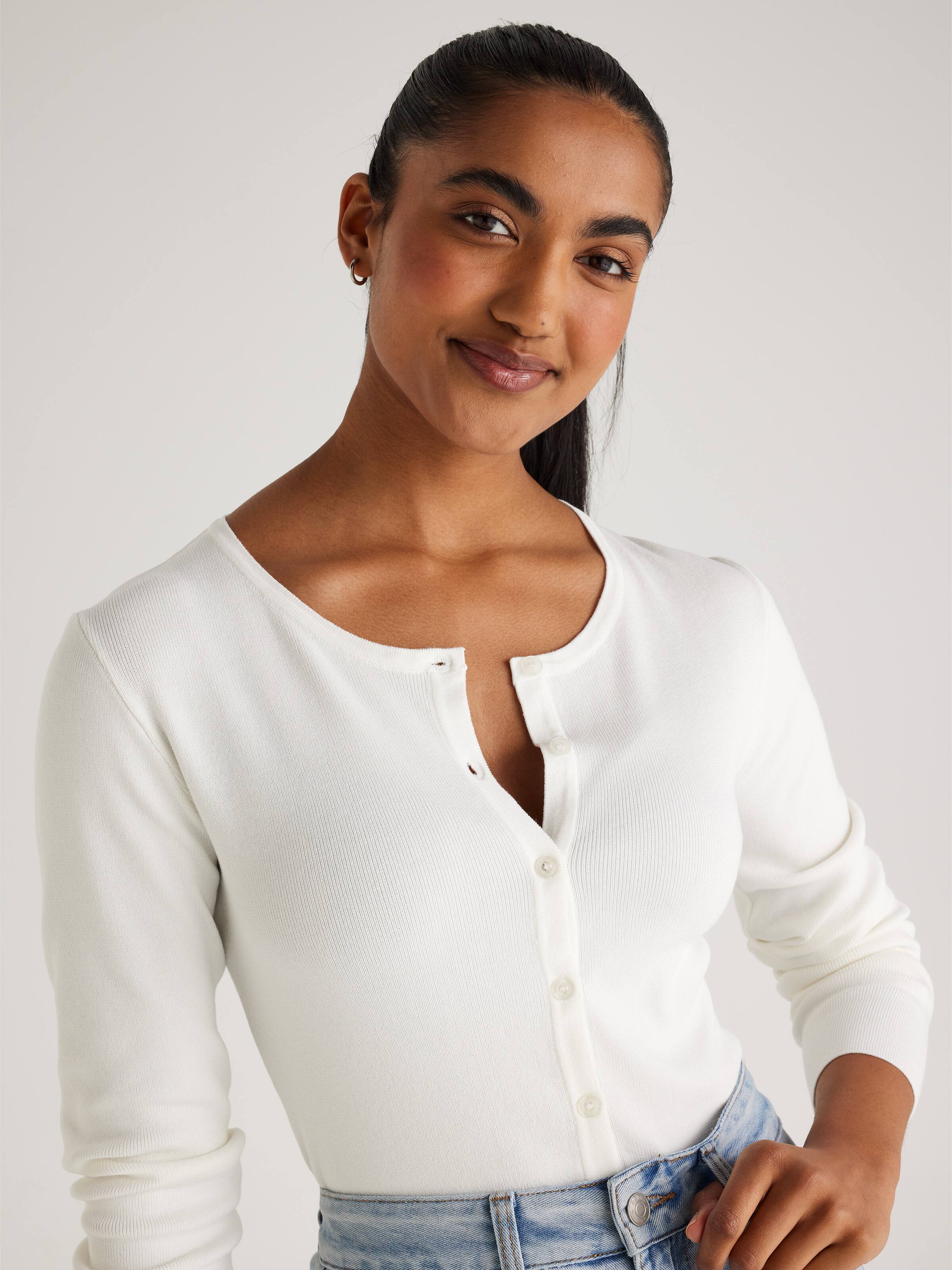 Women's Knit Cardi's - Crop & Long Knit Cardigans | Dotti