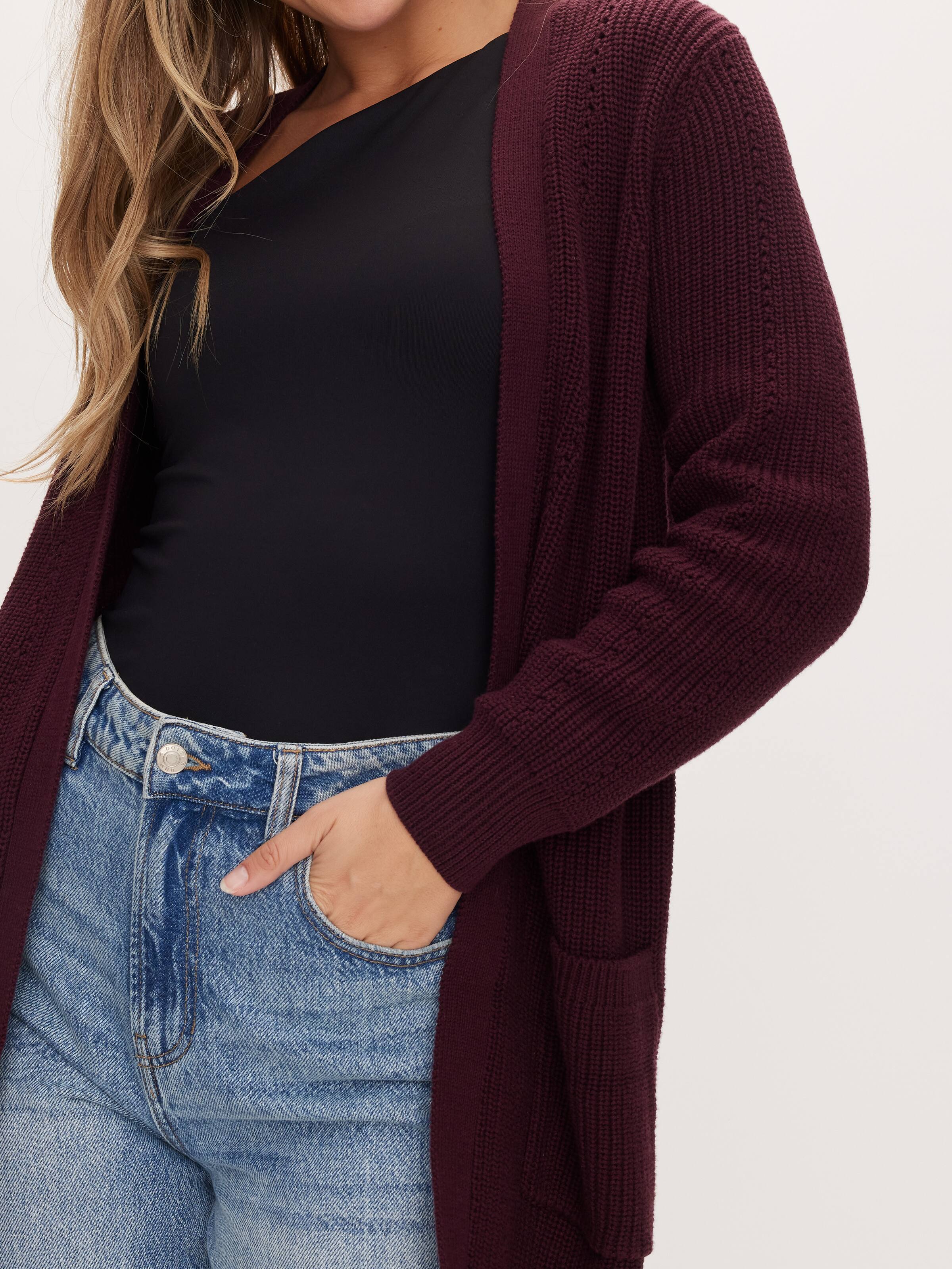 Women's Knit Cardi's - Crop & Long Knit Cardigans | Dotti