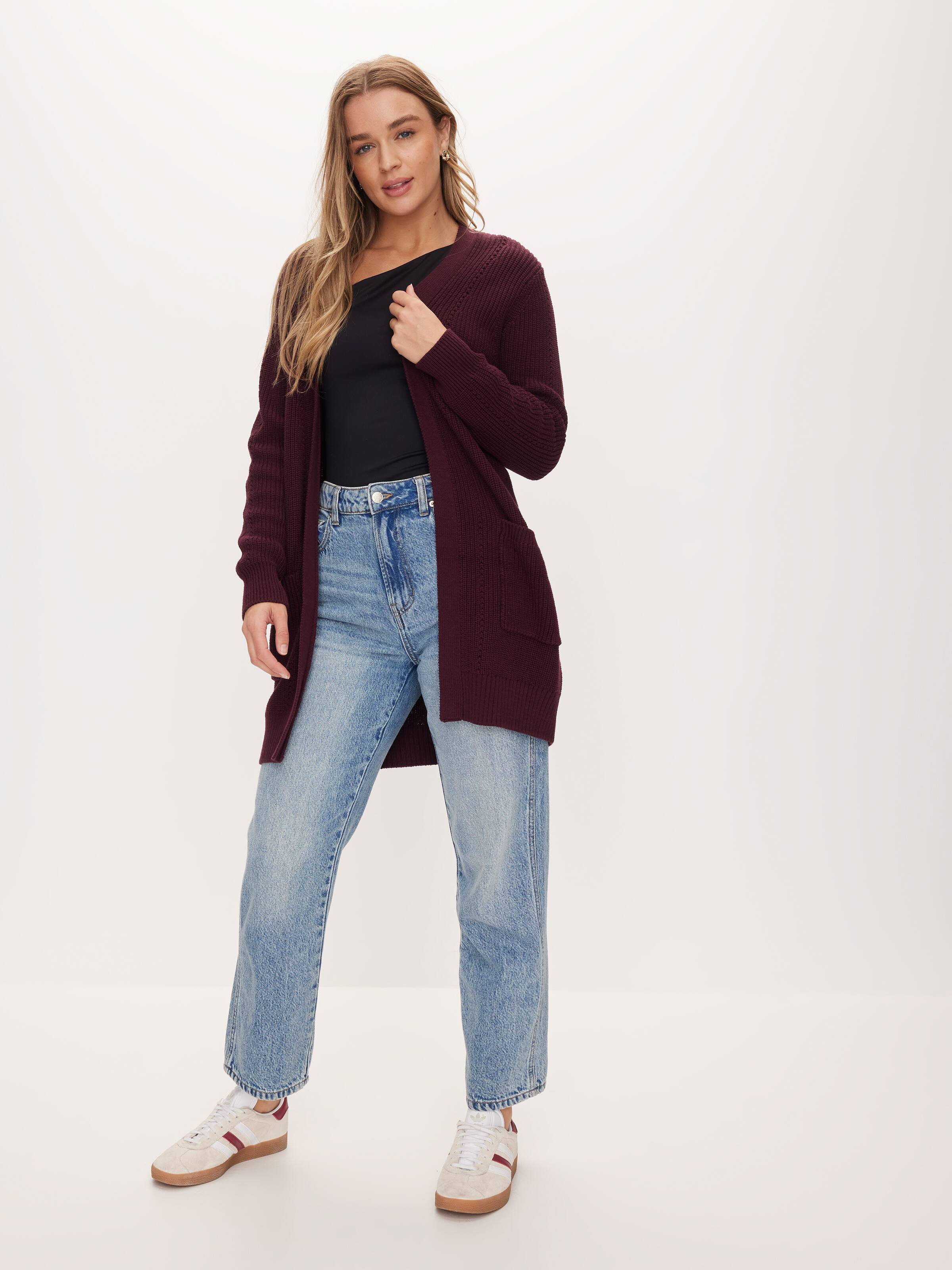 Women's Knit Cardi's - Crop & Long Knit Cardigans | Dotti