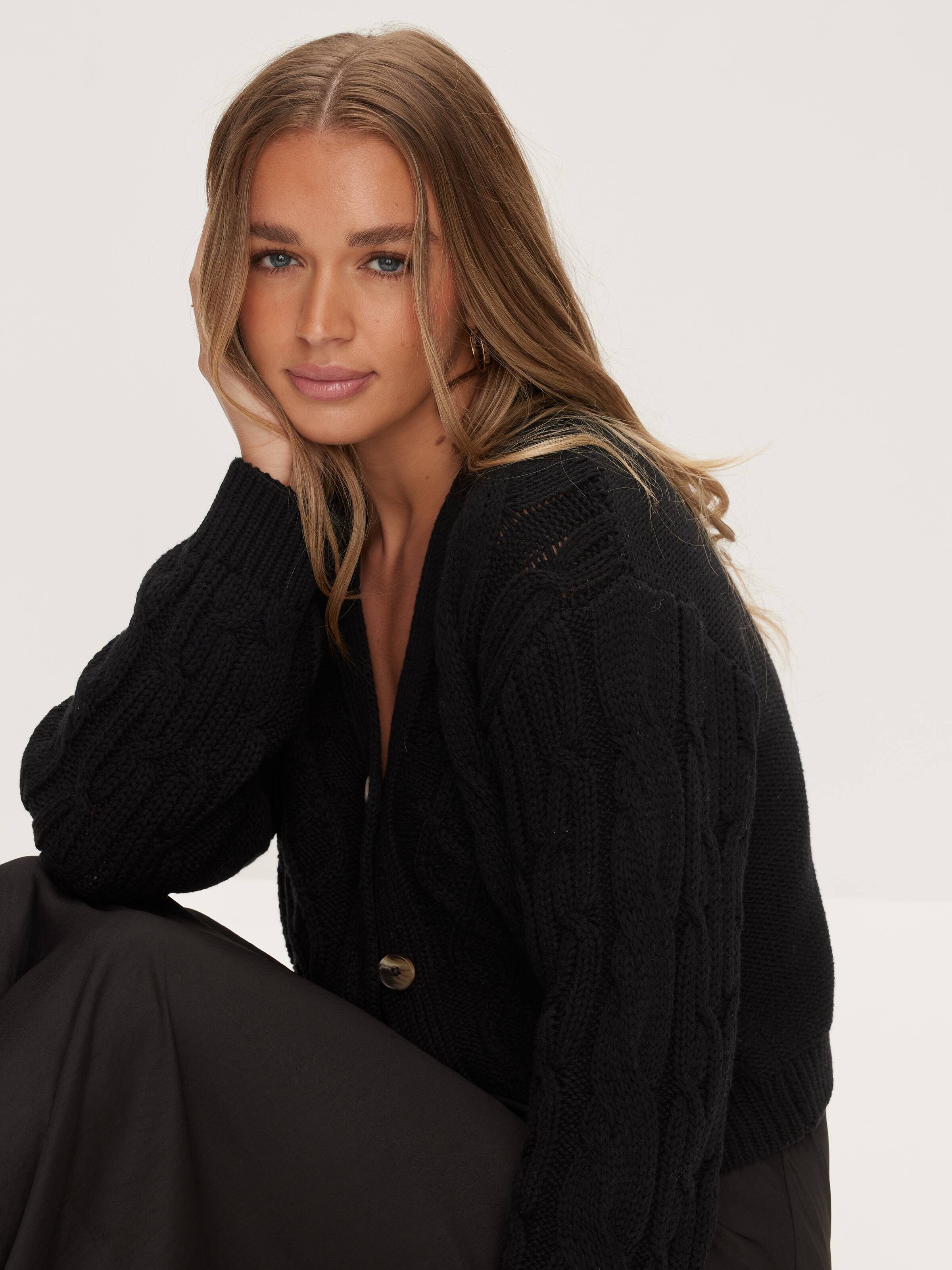 Women's Knit Cardi's - Crop & Long Knit Cardigans | Dotti