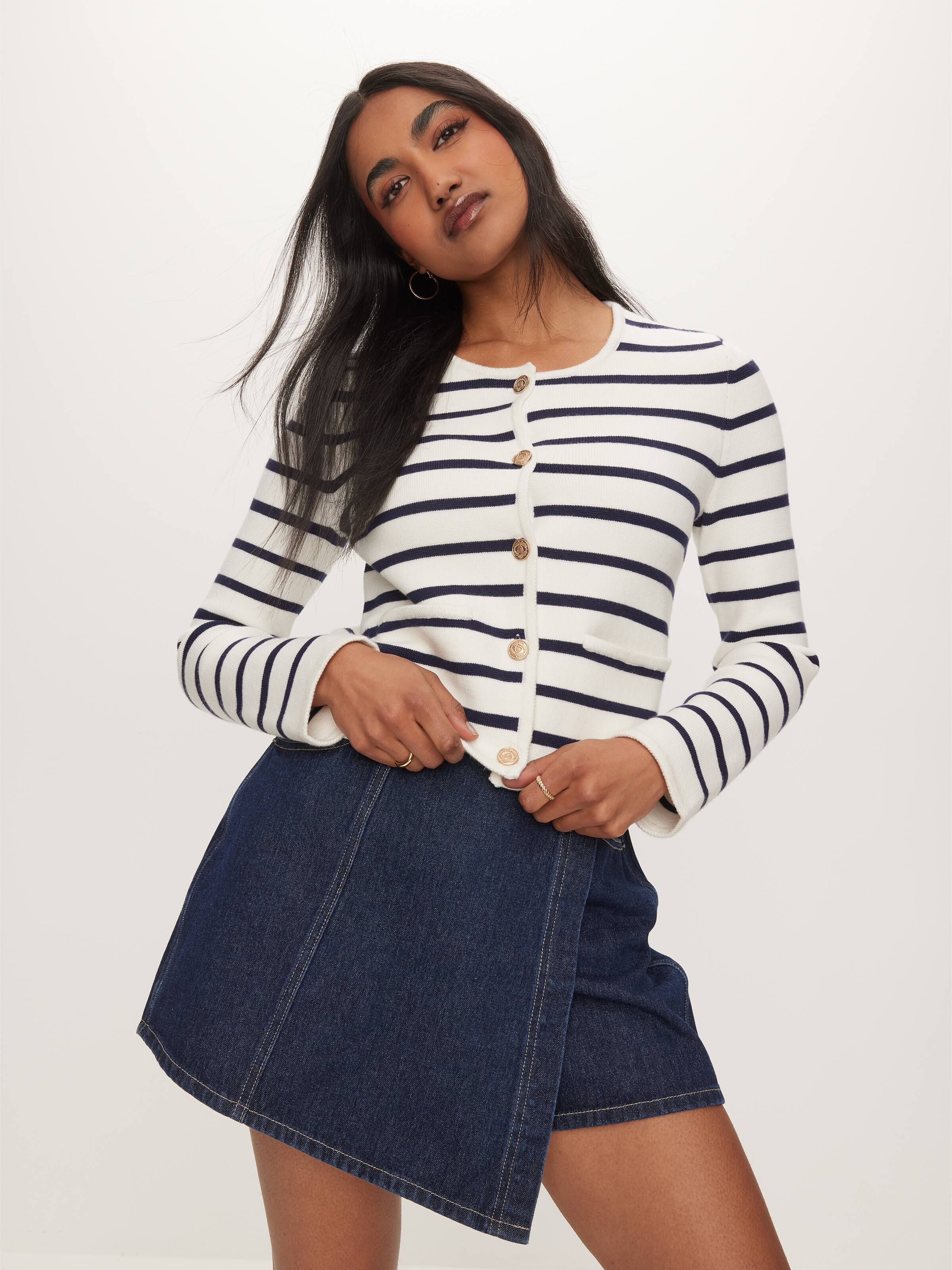 Women's Knit Cardi's - Crop & Long Knit Cardigans | Dotti