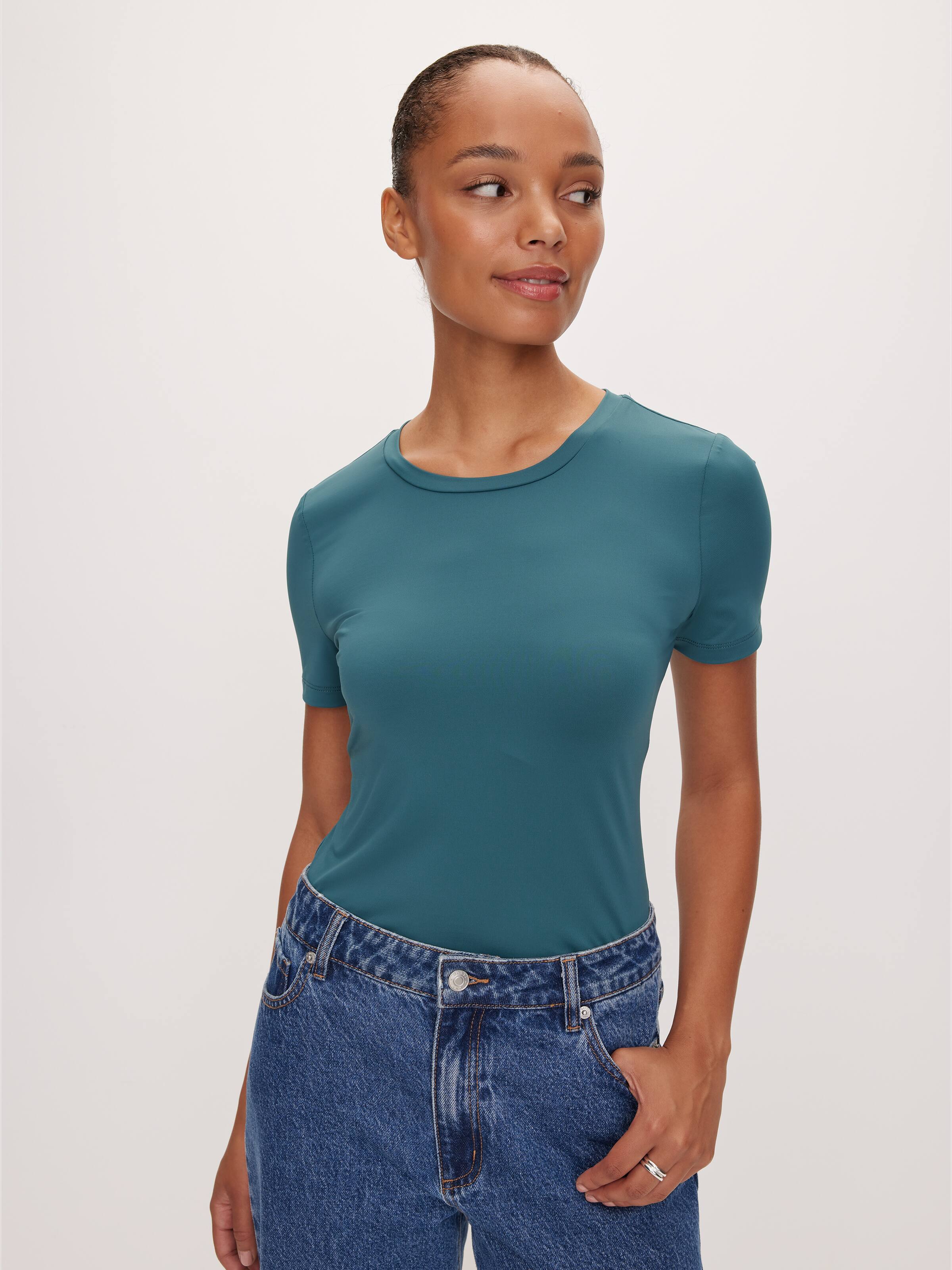 Super Soft Longline Tee Teal - Smiggle Online