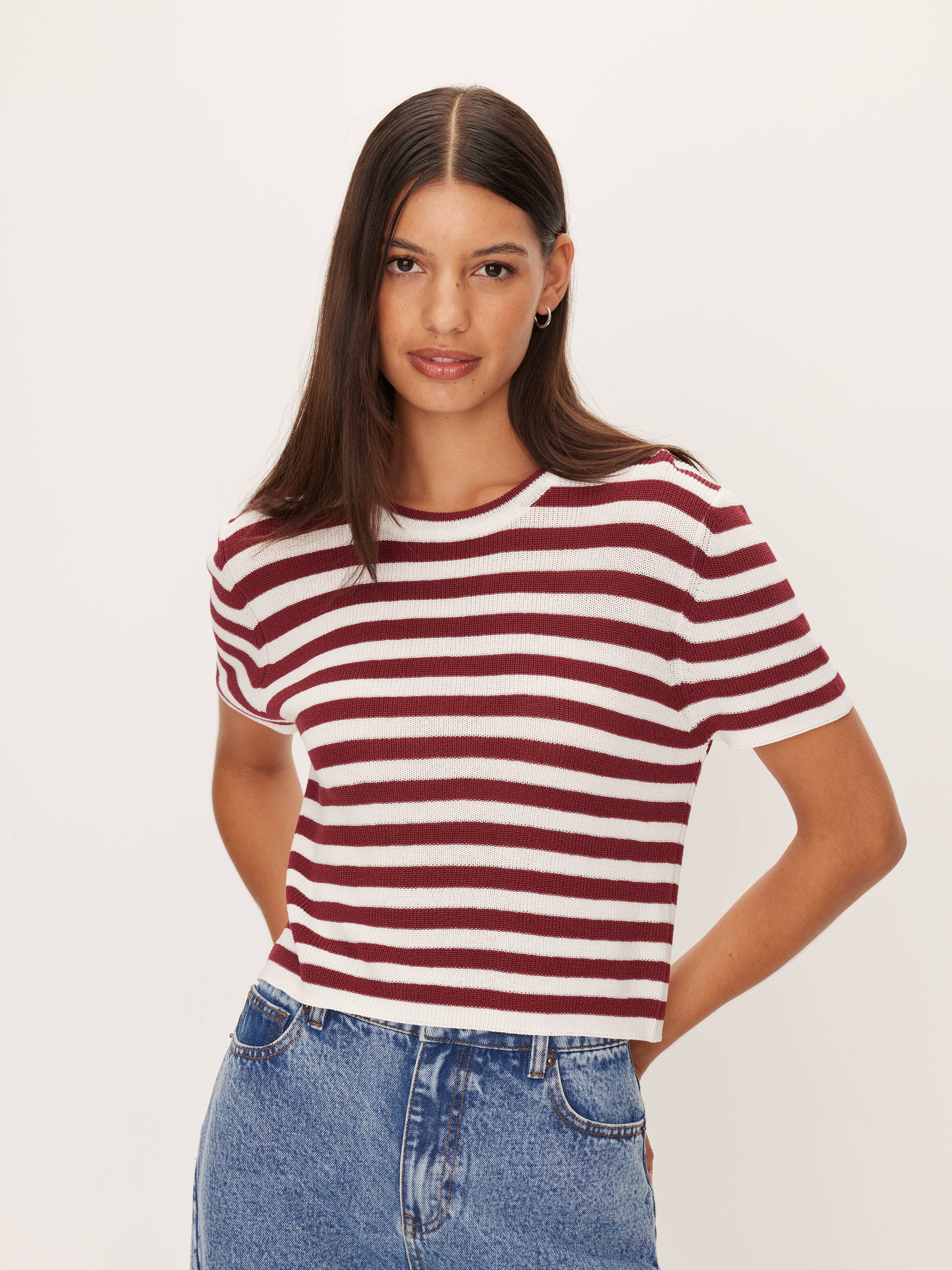 Frida Knitted Tee - Dotti Online