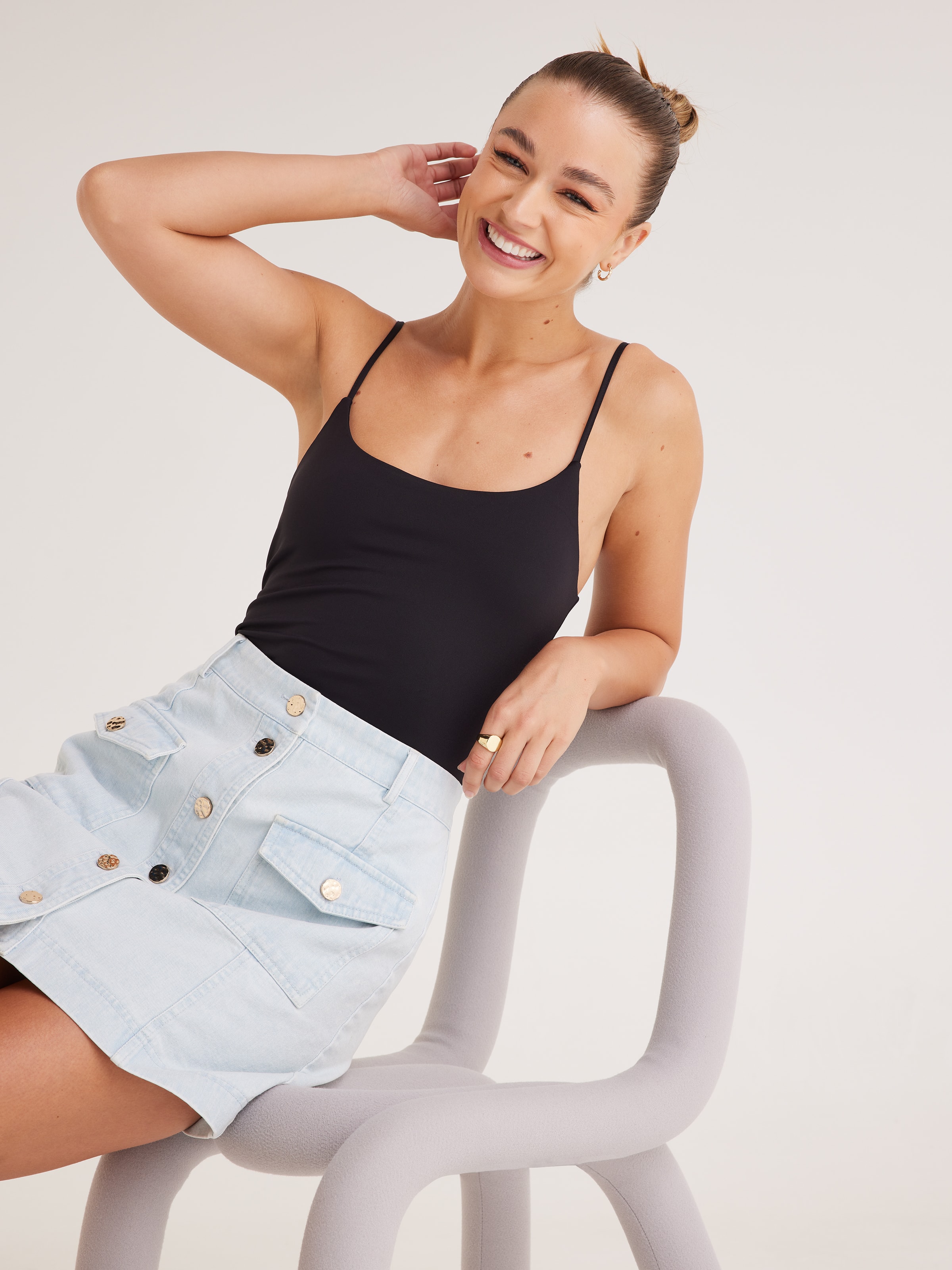 Super Soft Strappy Bodysuit - Dotti Online