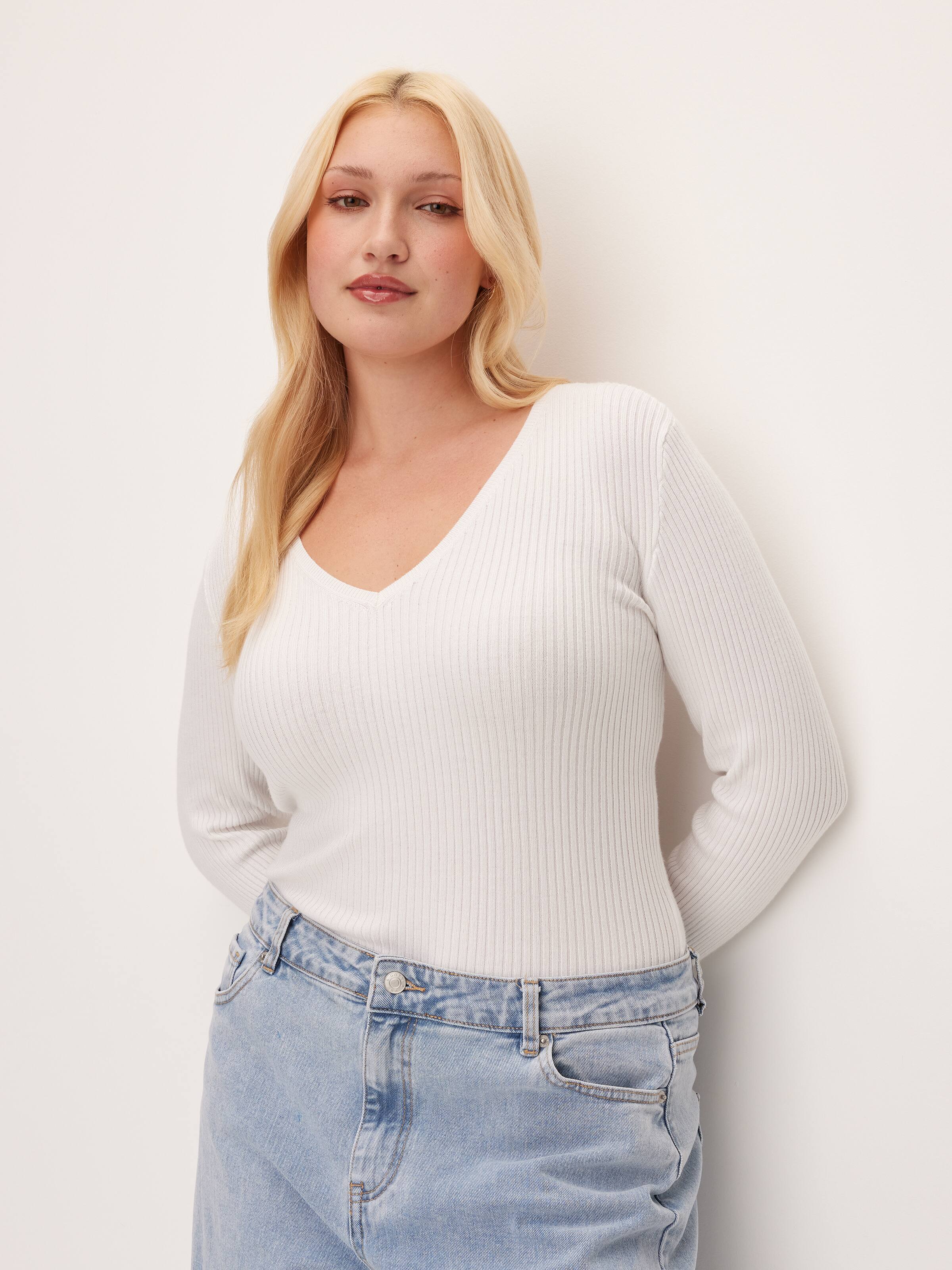 Belle V-Neck Knit - Dotti Online