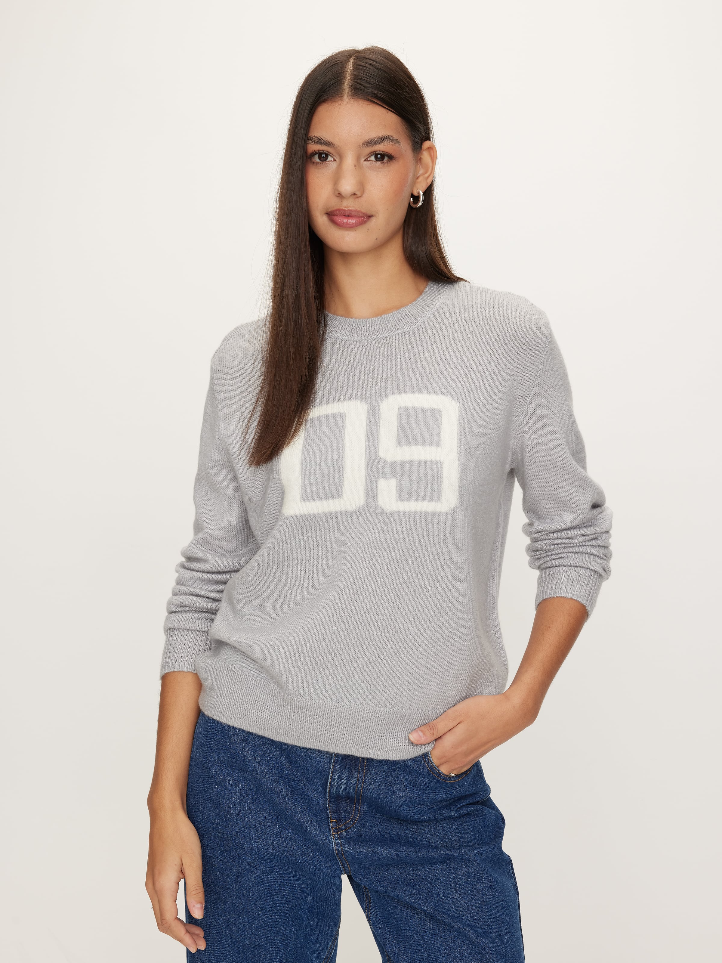 Nina Novelty Crew Neck Knit - Dotti Online