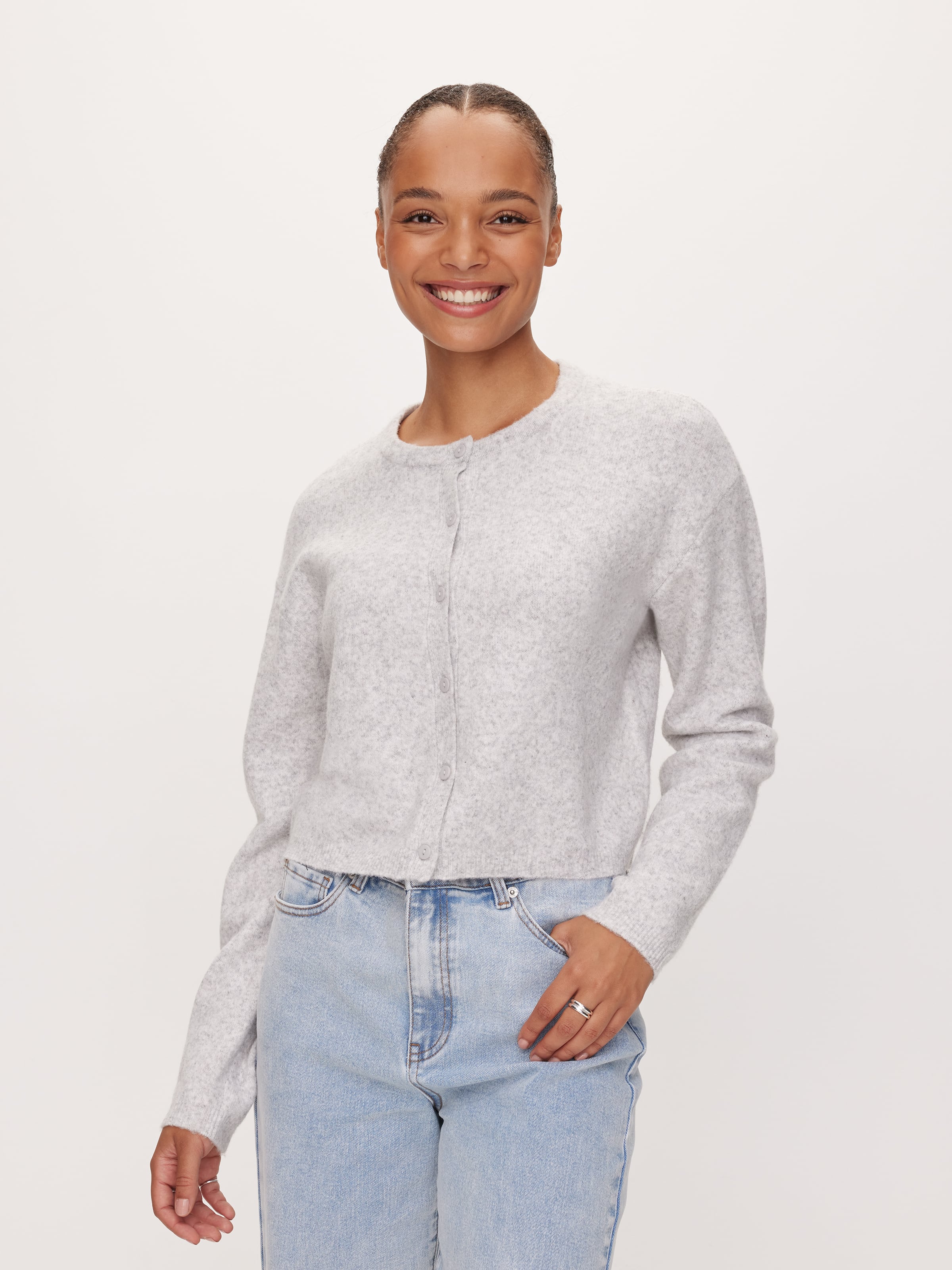 Cici Cardi Light Grey Marle - Dotti Online
