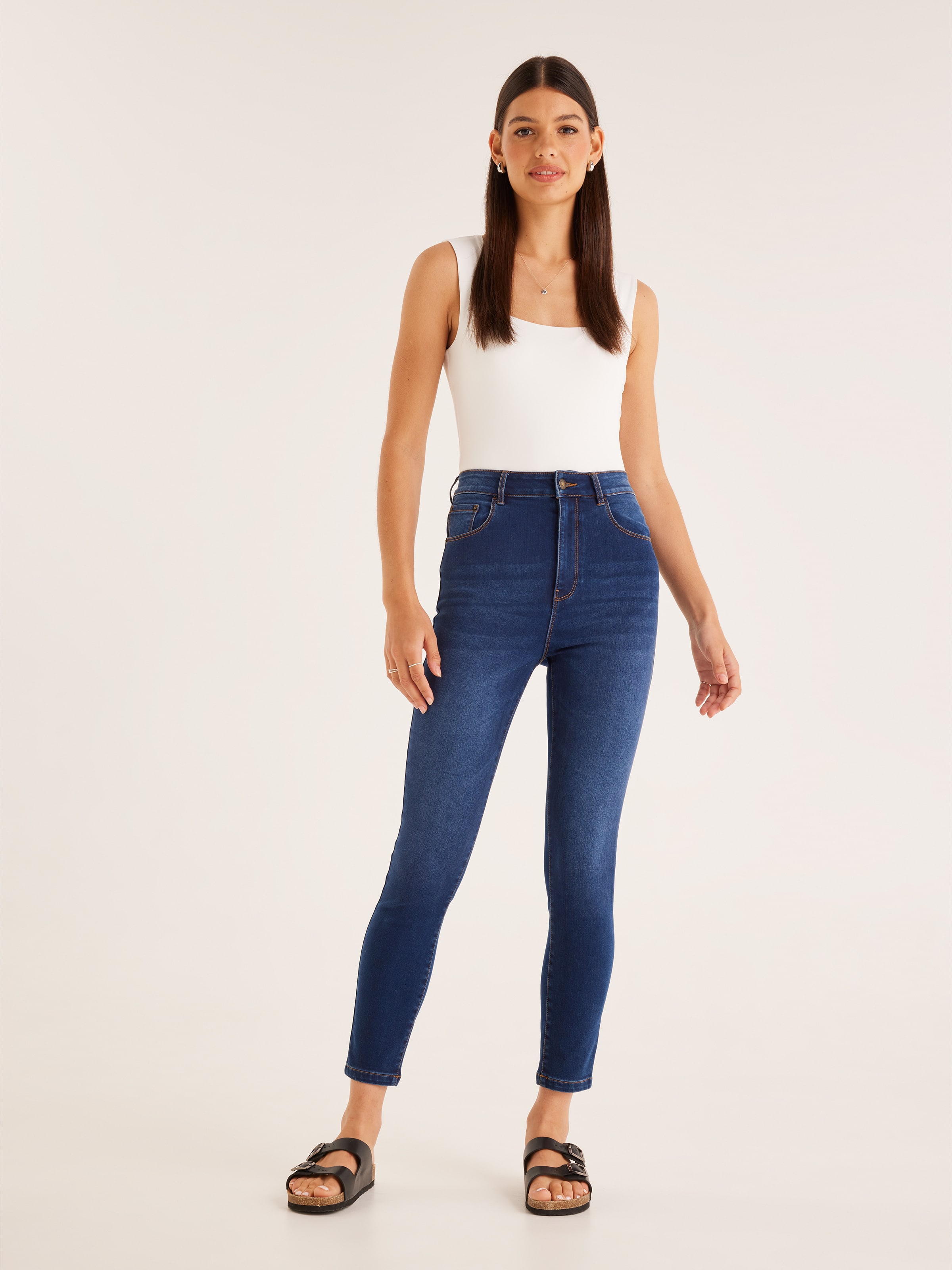 Zoe Super High Rise Jean Rinse - Dotti Online