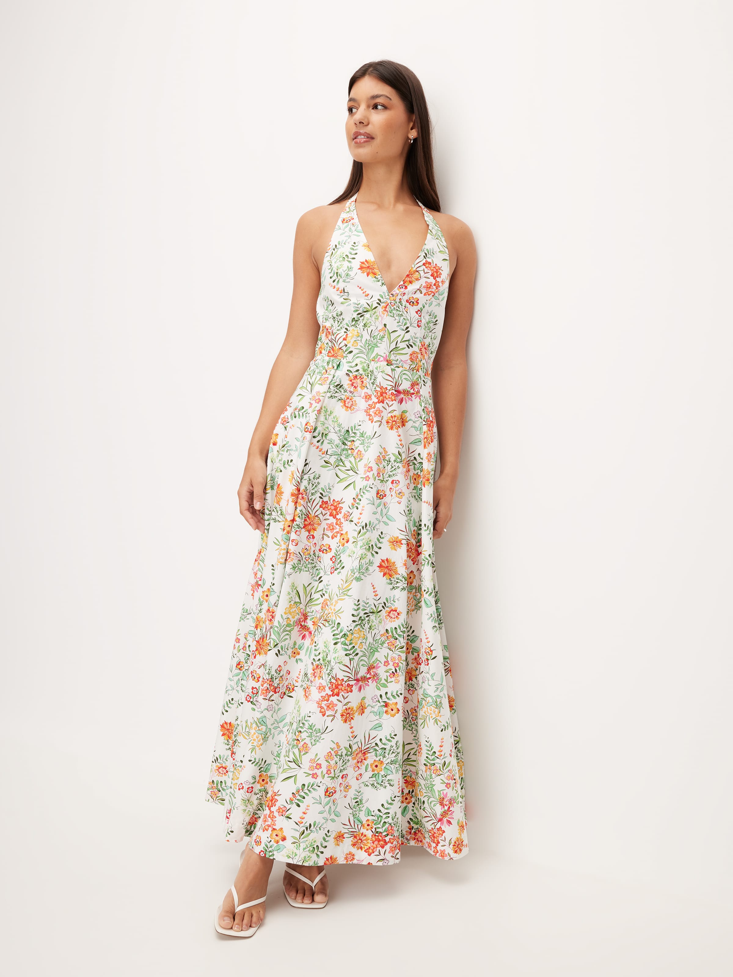 Cotton Halter Maxi - Dotti Online