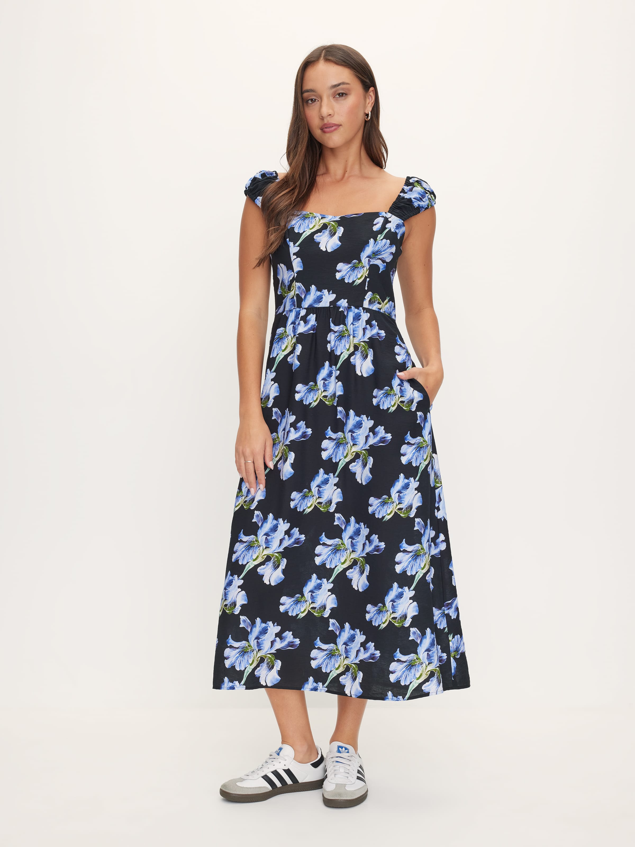 Faye Sweetheart Midi Dress - Dotti Online