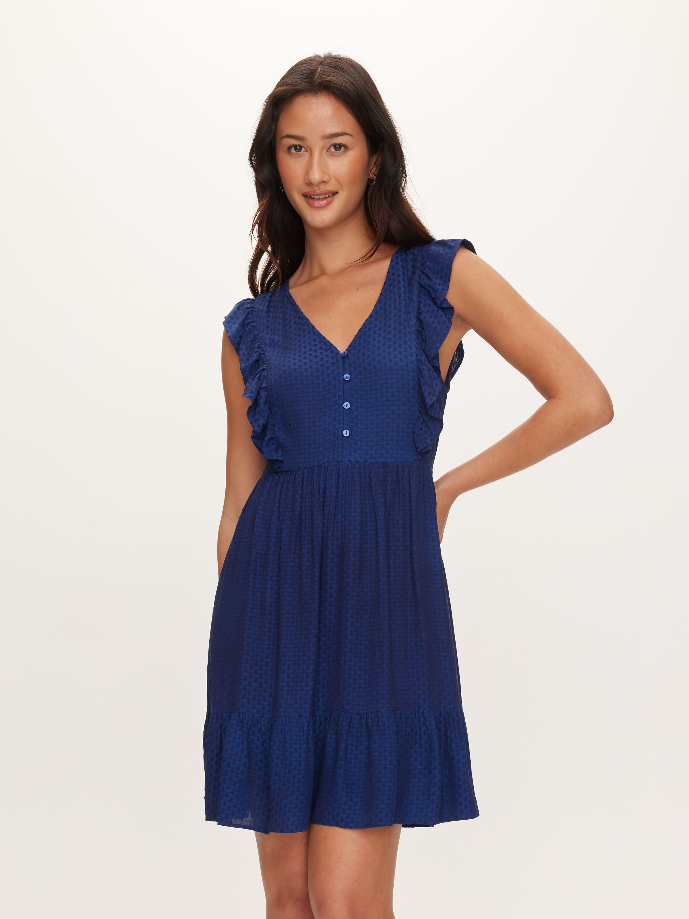 Ruby Frill Mini Dress - Dotti Online