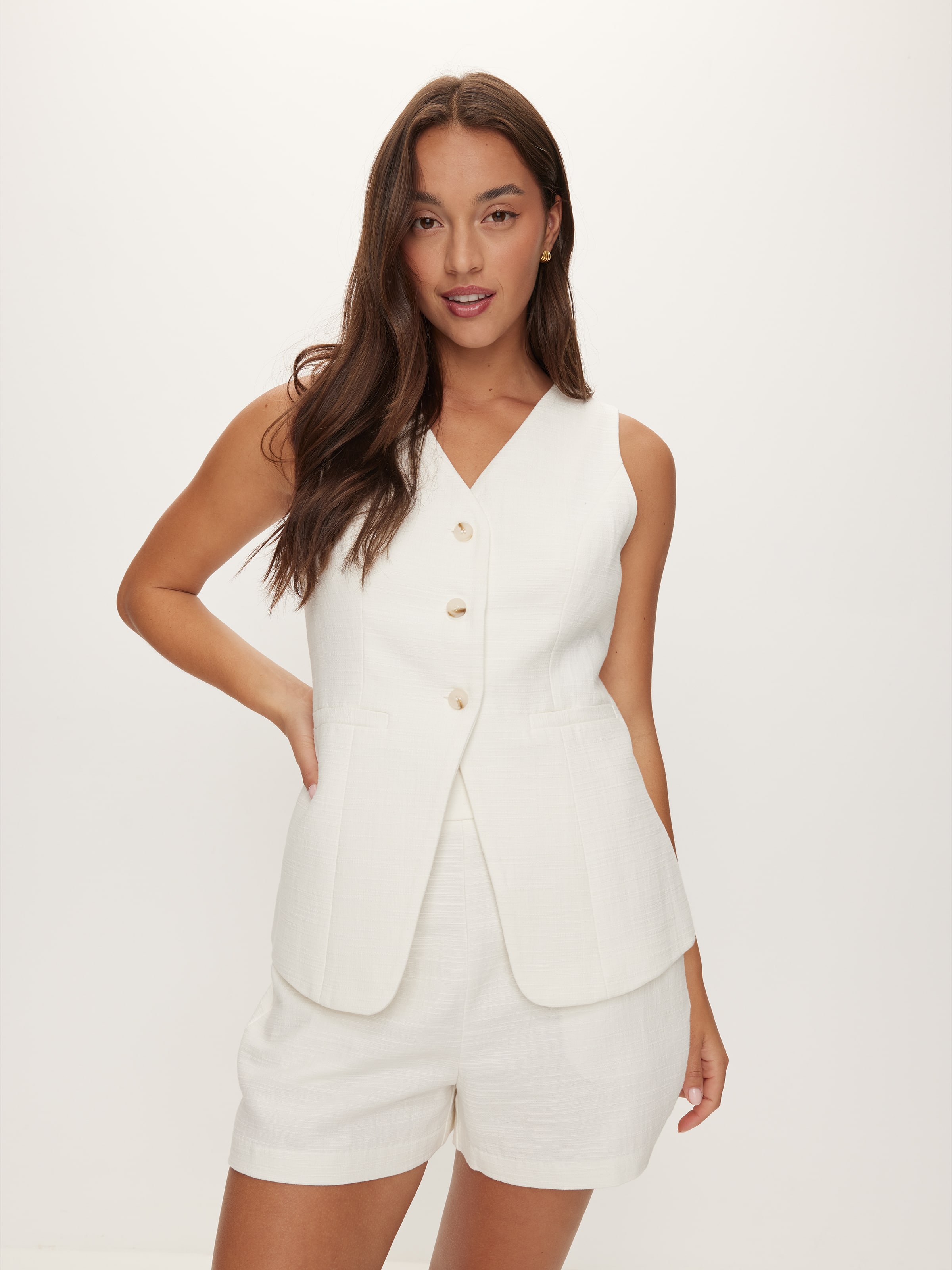 Amy Longline Vest - Dotti Online