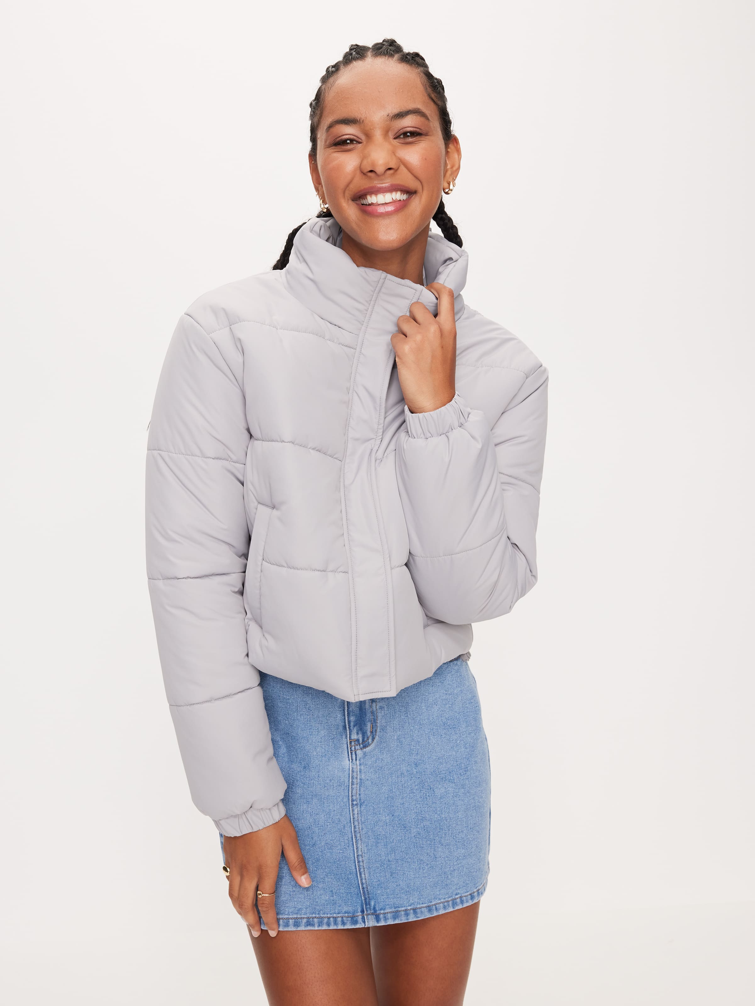 Ultra Cropped Puffer Jacket - Dotti Online