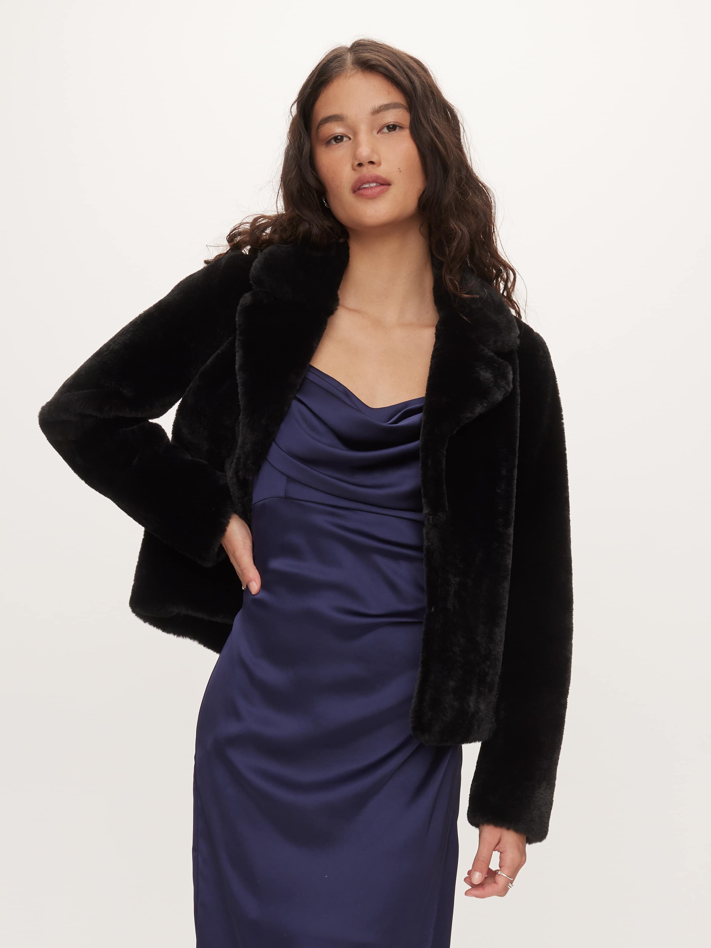 Lacey Faux Fur Jacket - Dotti Online