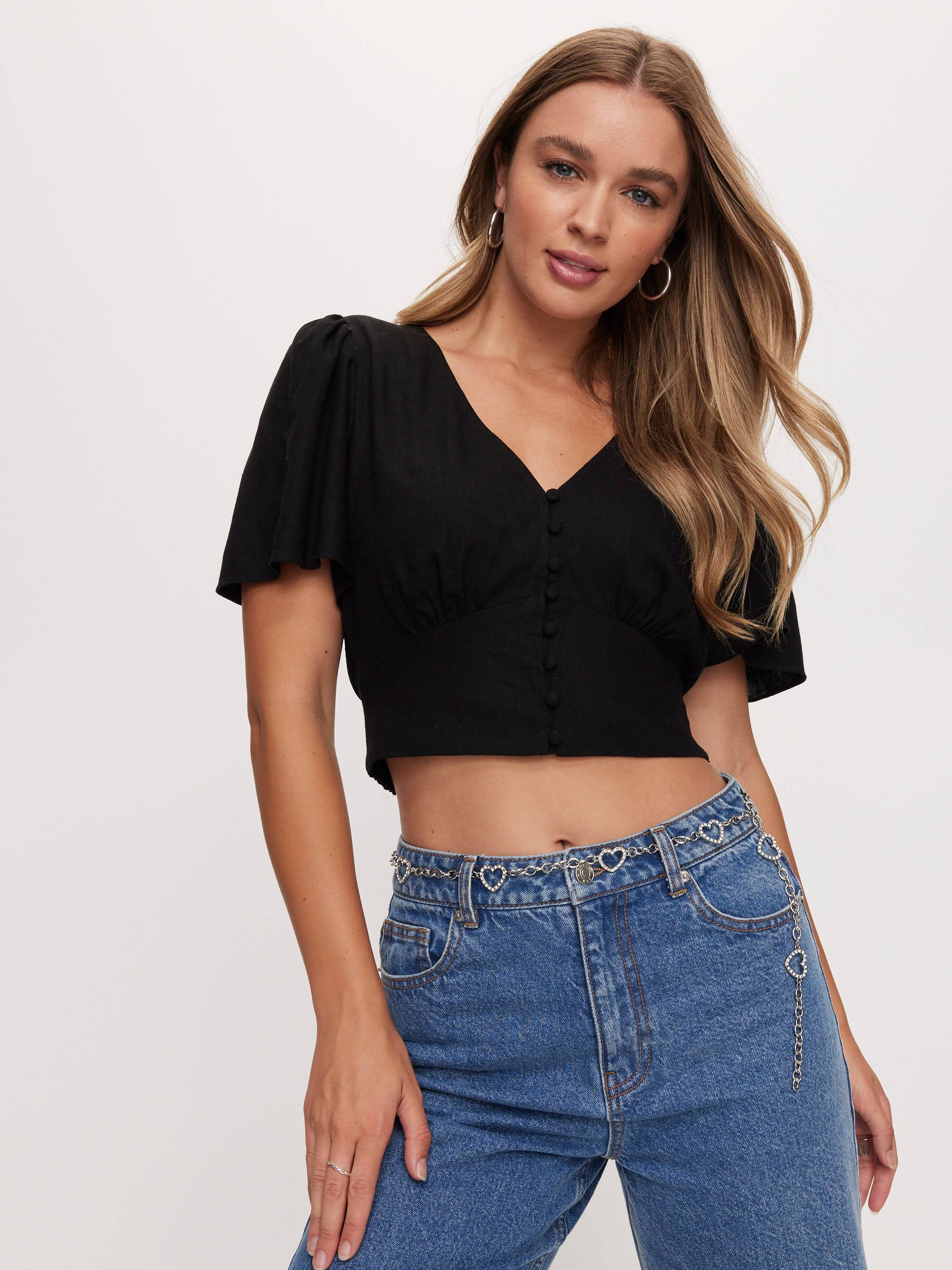 Love Heart Rhinestone Belt - Dotti Online