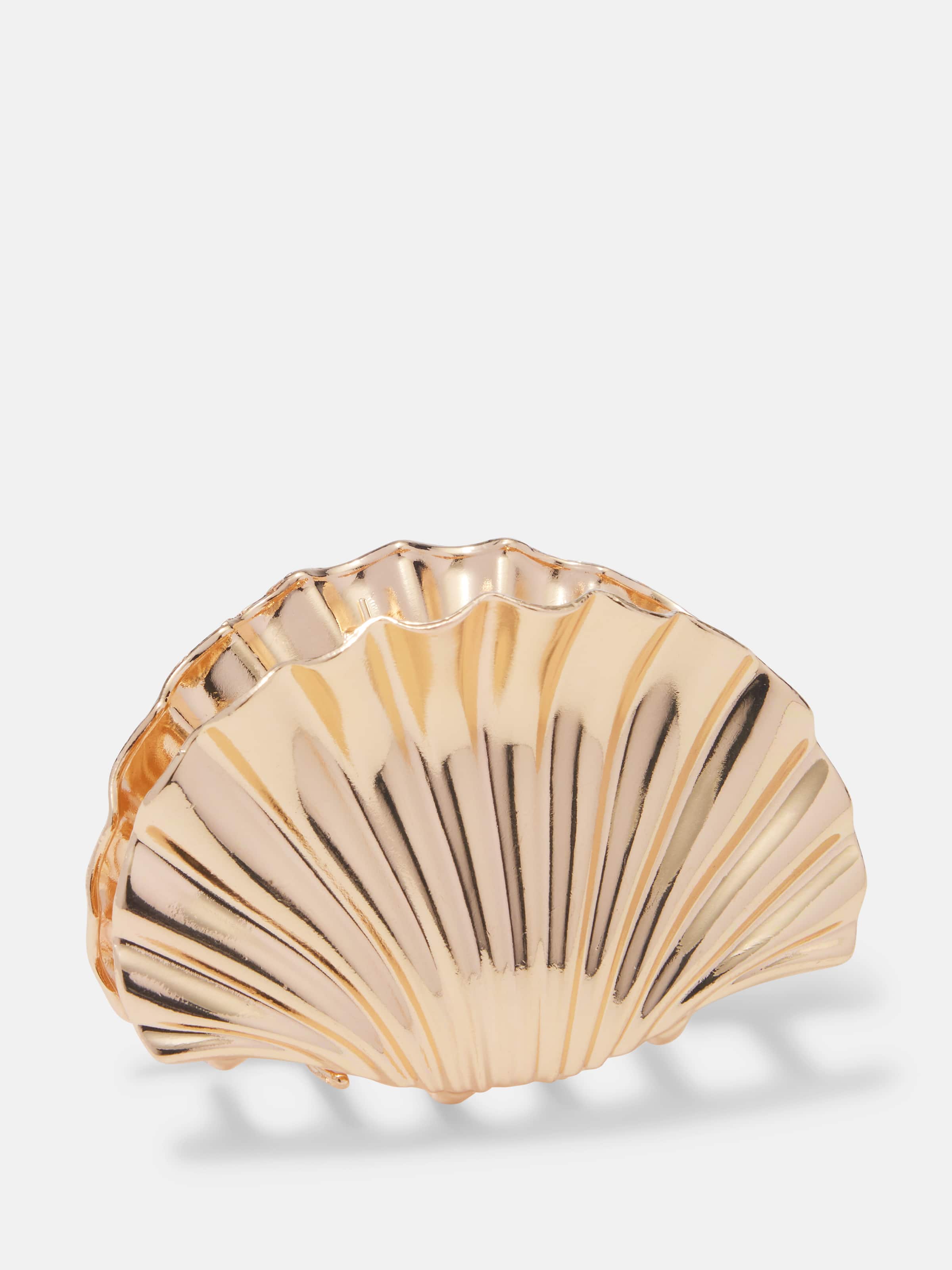Metal Seashell Hair Claw - Dotti Online
